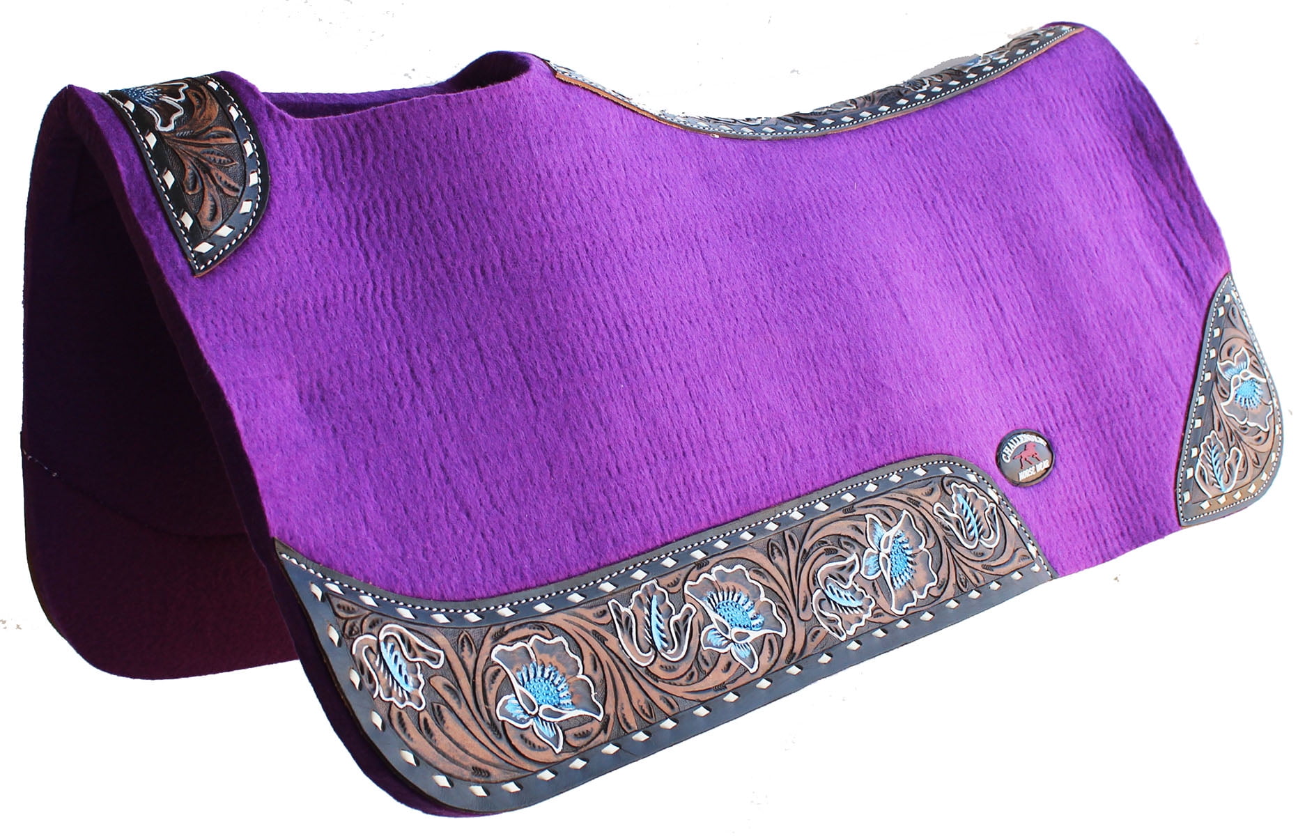 Challenger Horsewear Standard Saddle Pad, Wool Felt, 1.5 lbs - Walmart.com