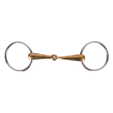 Jeffers Copper Snaffle Mouth Training Horse Bit - Walmart.com