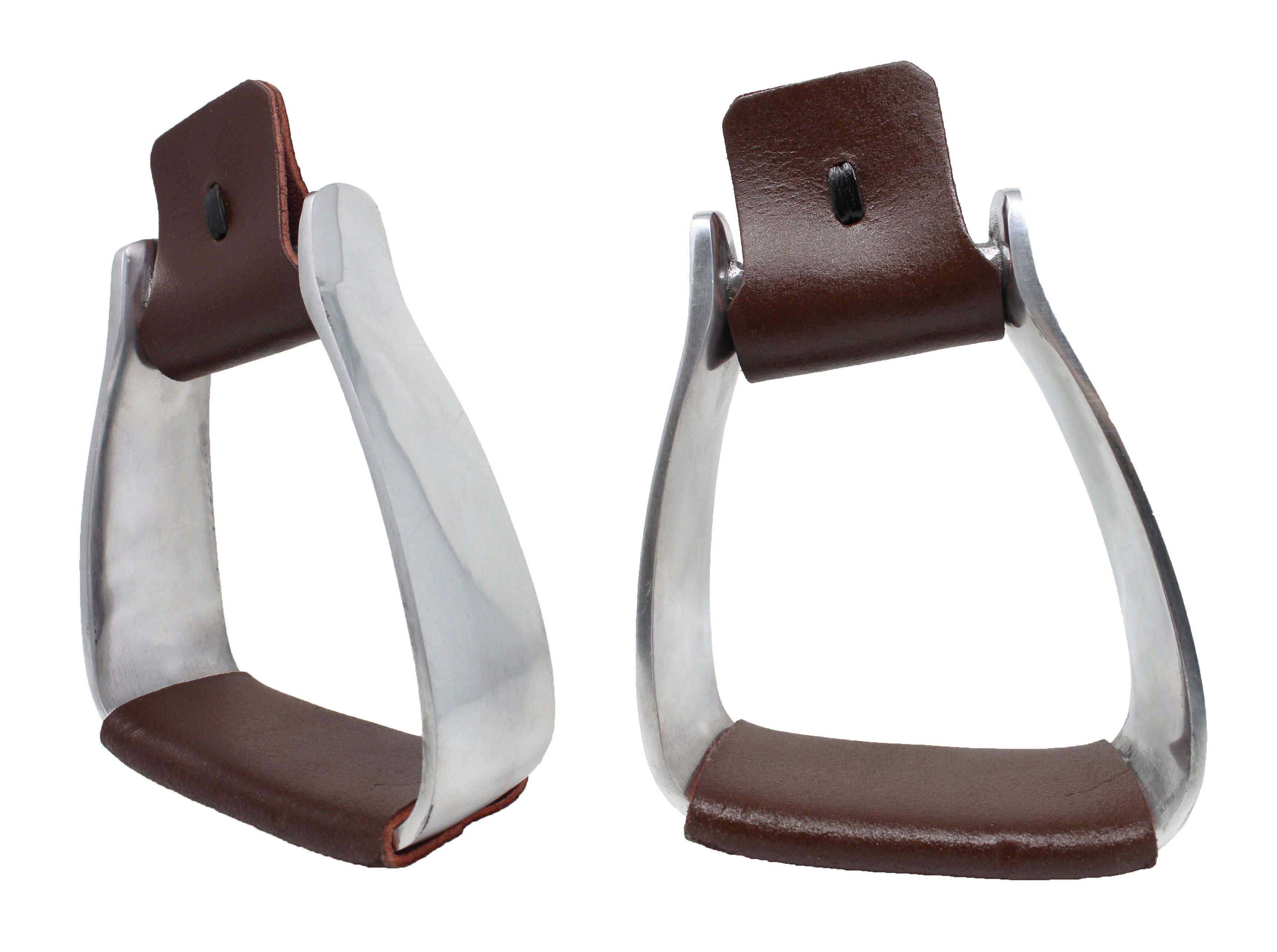 Challenger Western Saddle Angled Slanted Aluminum Stirrups 5128BR ...