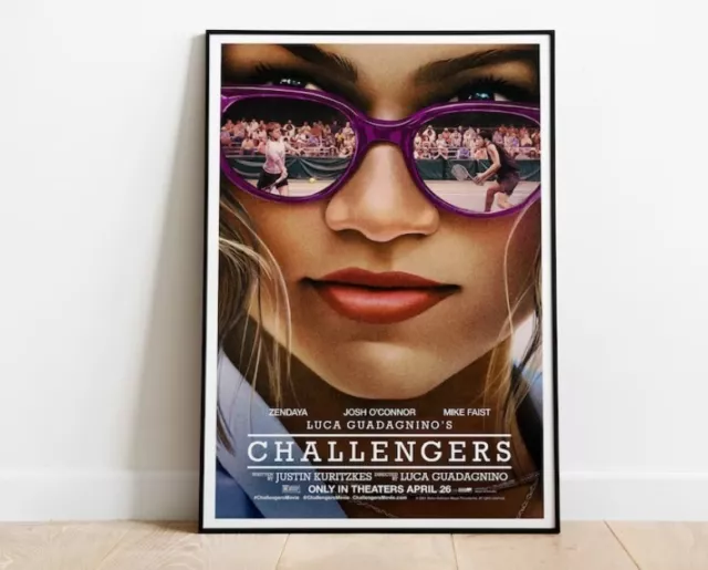 Challengers, Luca Guadagnino, Zendaya, 2024 - Hq Movie Poster NO FRAMED ...