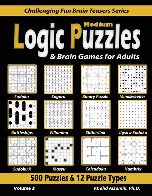 Challenging Fun Brain Teasers: Medium Logic Puzzles & Brain Games for ...