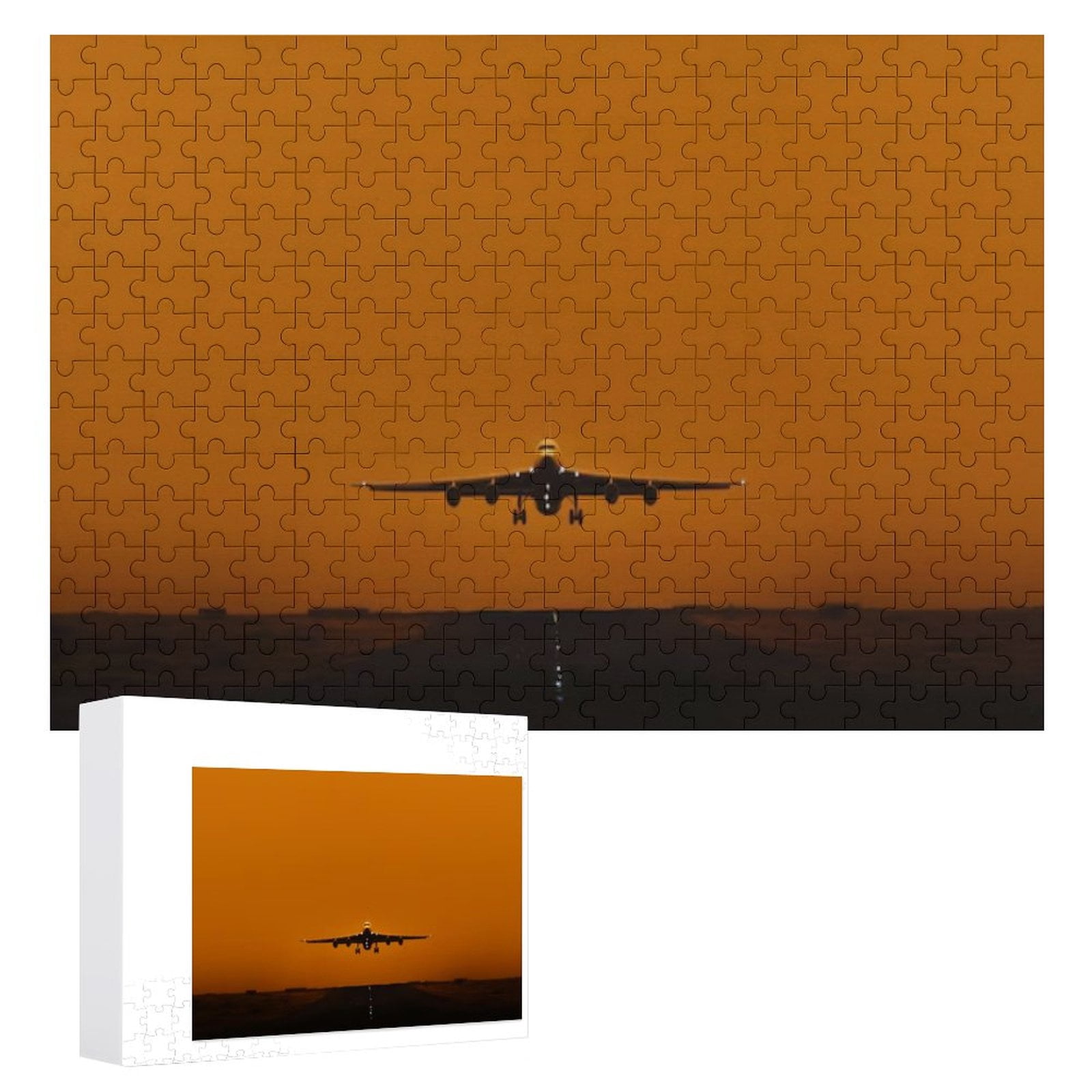Challenging Puzzle 300 PCS jigsaw Puzzle For Adults Silhouette Of A ...