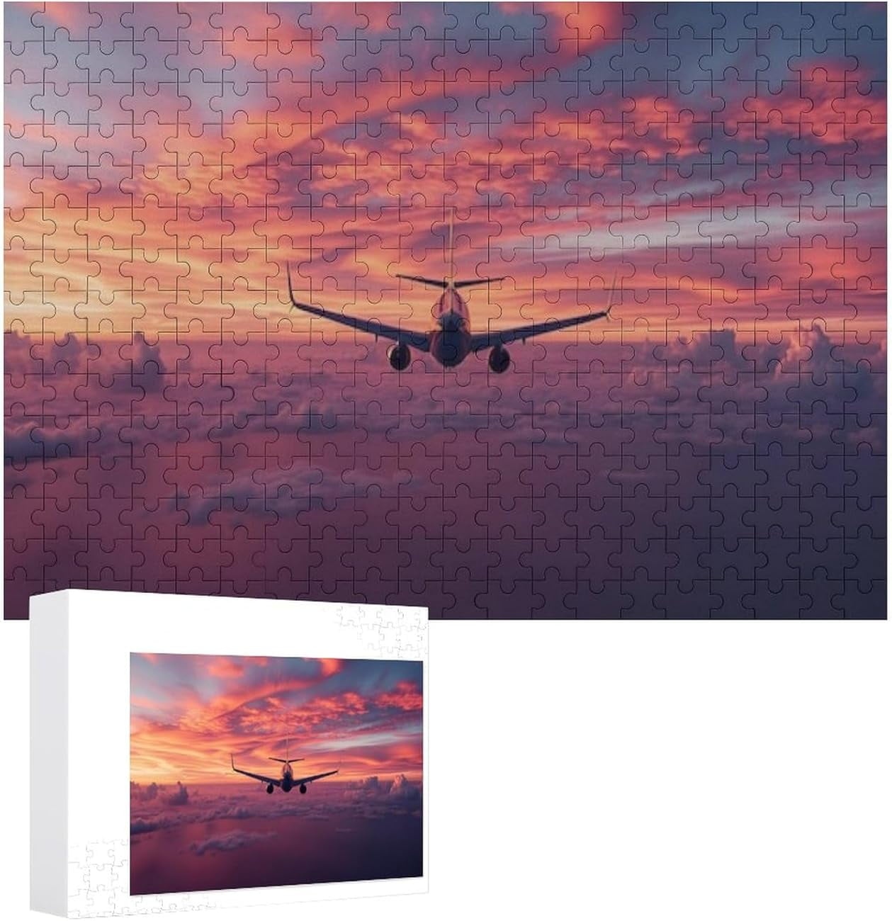 Challenging Puzzle 300 Pcs Jigsaw Puzzle for Adults Majestic Sunset ...