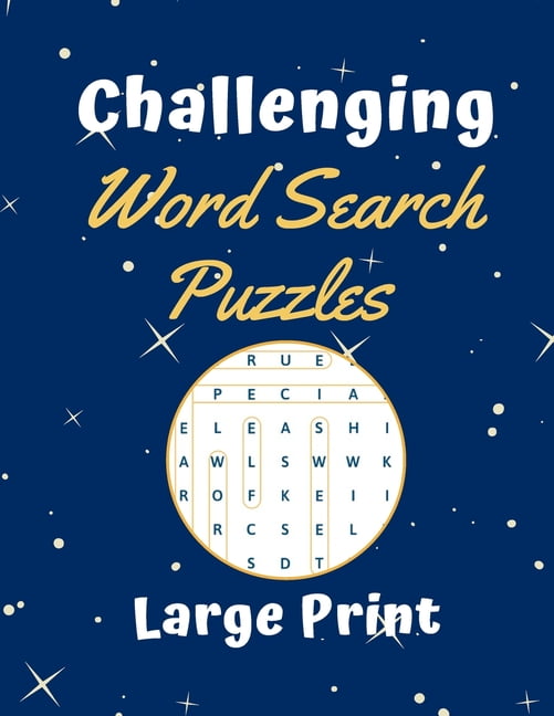 Challenging Word Search Puzzles Large Print: 101 Word Search Puzzles 15 ...