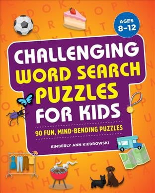 Pre-Owned Challenging Word Search Puzzles for Kids: 90 Fun, Mind ...