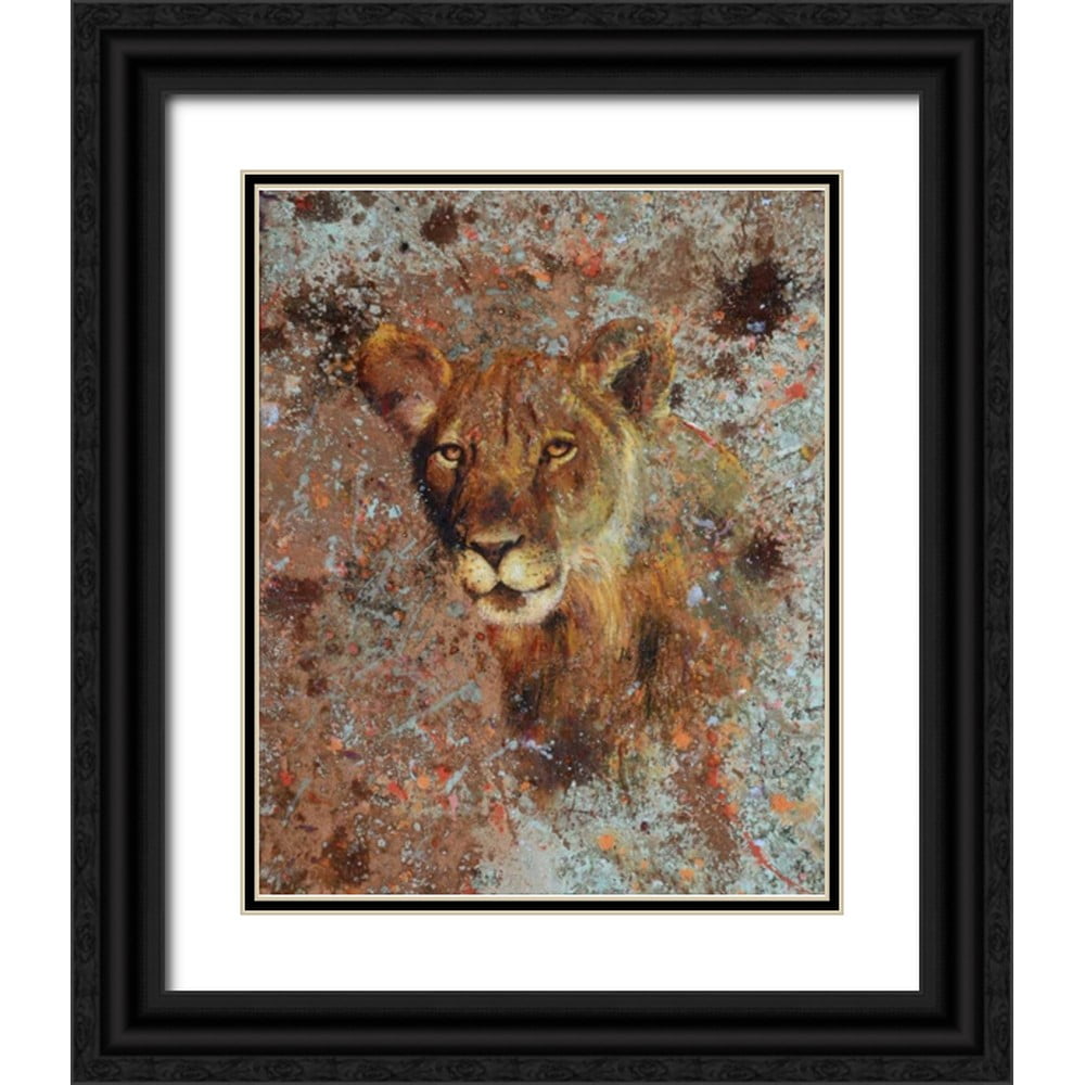 Chamard, Jean-Marc 12x14 Black Ornate Wood Framed with Double Matting ...