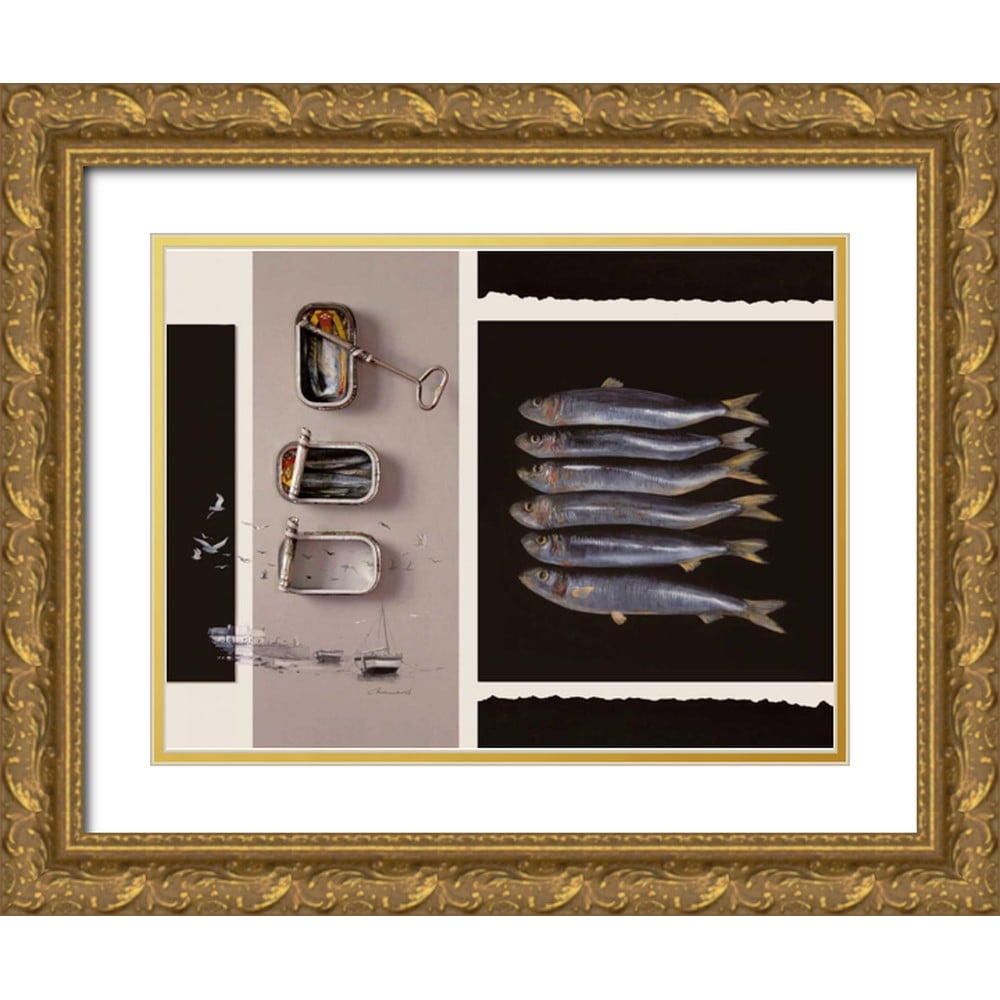 Chamard, Jean-Marc 14x11 Gold Ornate Wood Framed with Double Matting ...