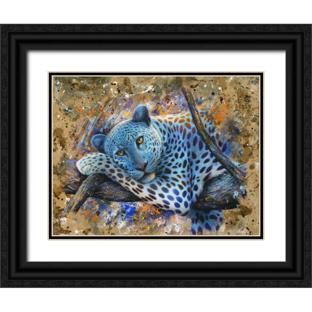 Chamard, Jean-Marc 14x12 Black Ornate Wood Framed with Double Matting ...