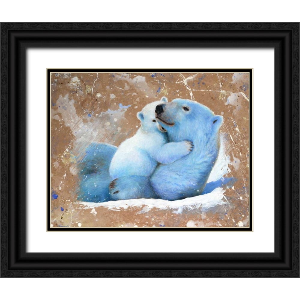 Chamard, Jean-Marc 18x15 Black Ornate Wood Framed with Double Matting ...