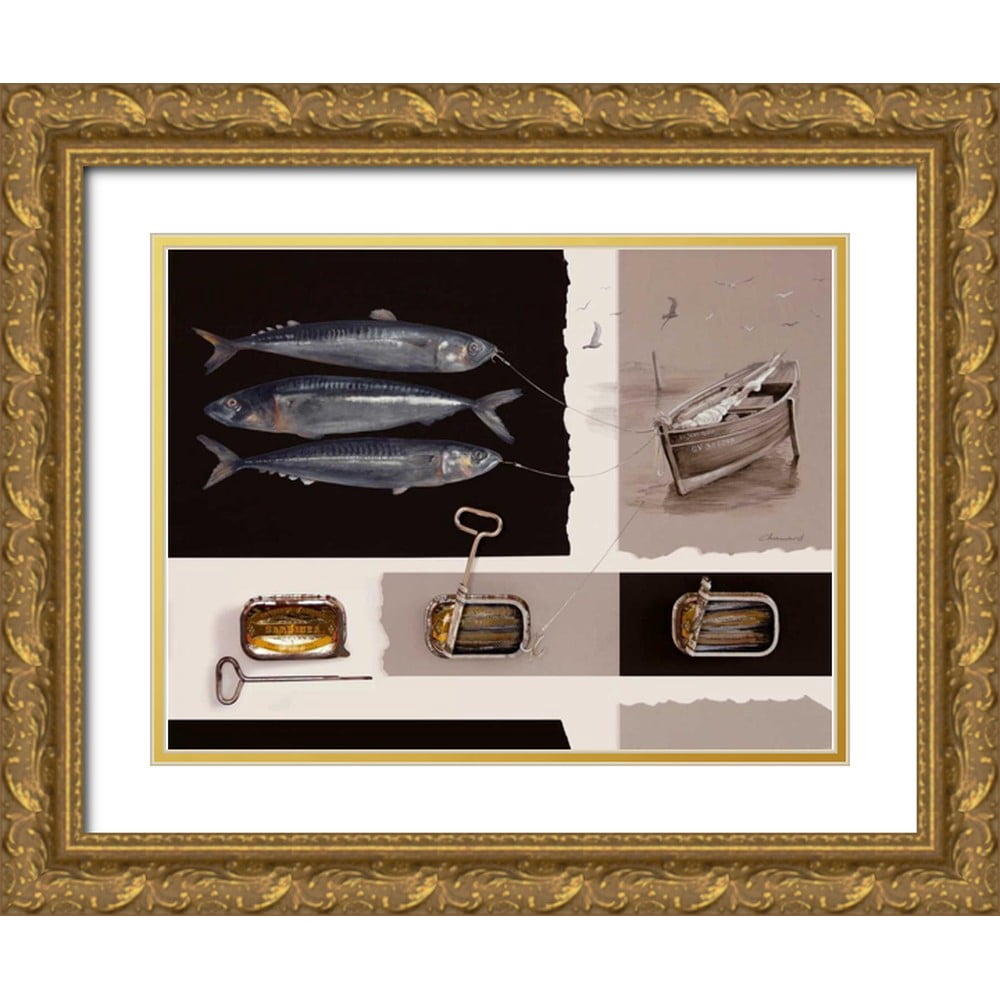 Chamard, Jean-Marc 24x19 Gold Ornate Wood Framed with Double Matting ...