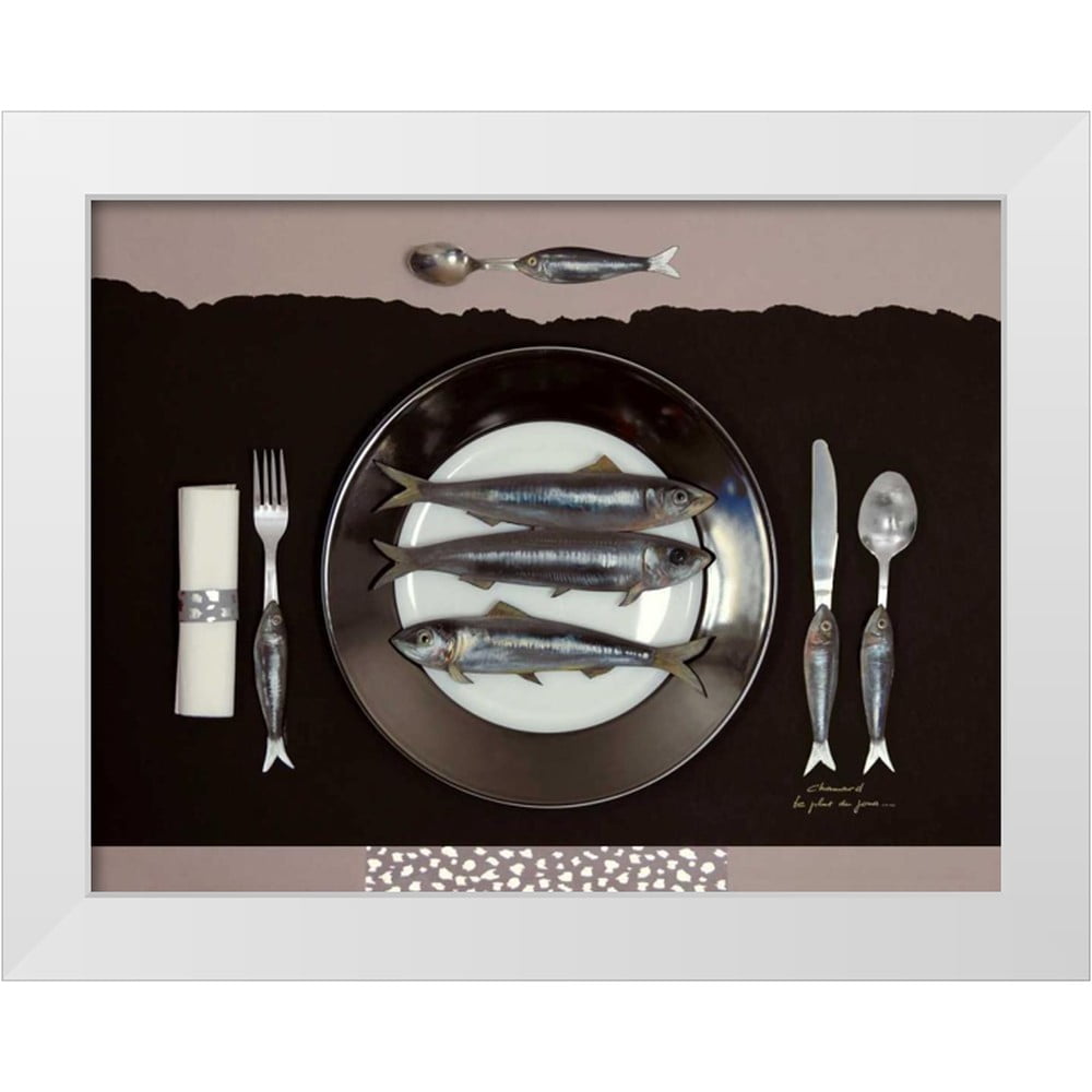 Chamard, Jean-Marc 32x25 White Modern Wood Framed Museum Art Print ...