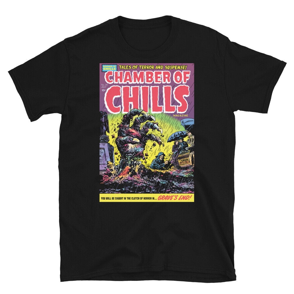 Chamber of Chills Magazine Cover (No. 24 July 1954) T-Shirt(Black ...