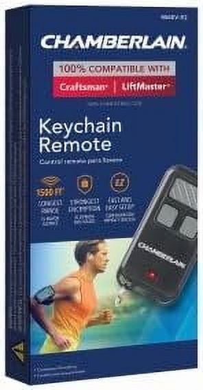 Chamberlain 956EV-P2 Keychain Garage Door Remote Control - Quantity 4 ...