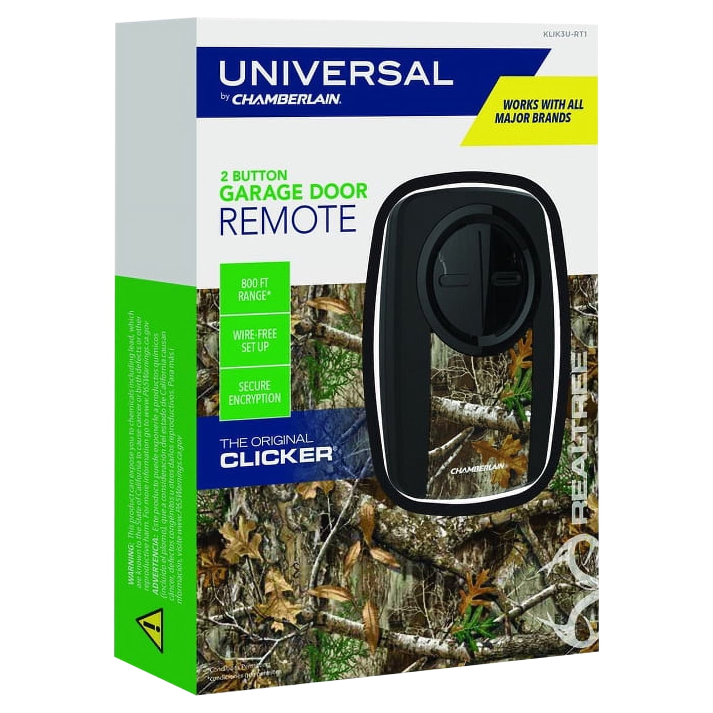 Chamberlain Clicker 2 Door Garage Door Opener Remote For All Major ...
