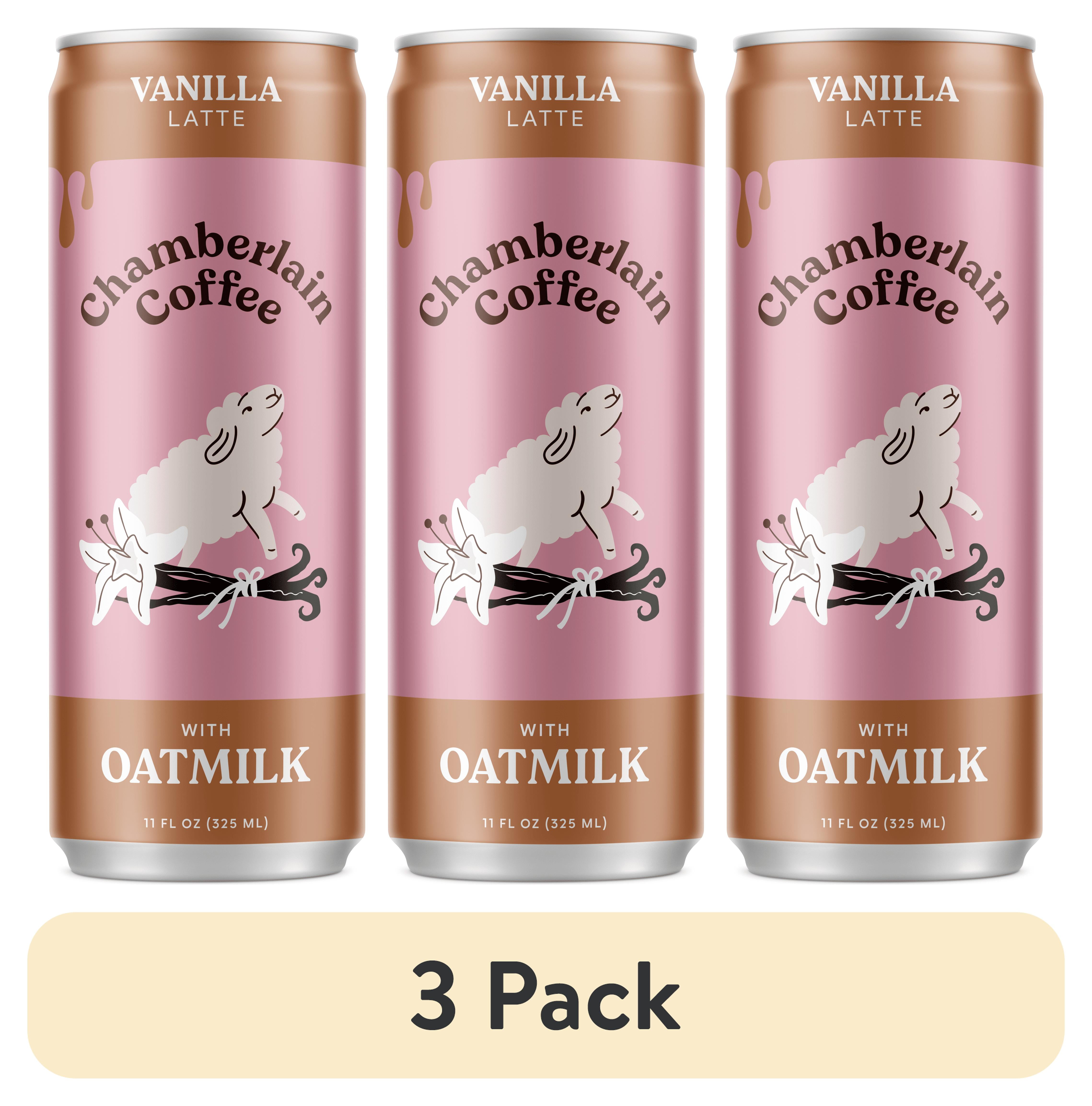 (3 pack) Chamberlain Coffee Vanilla Oat Milk Latte, 11 fl oz Can ...