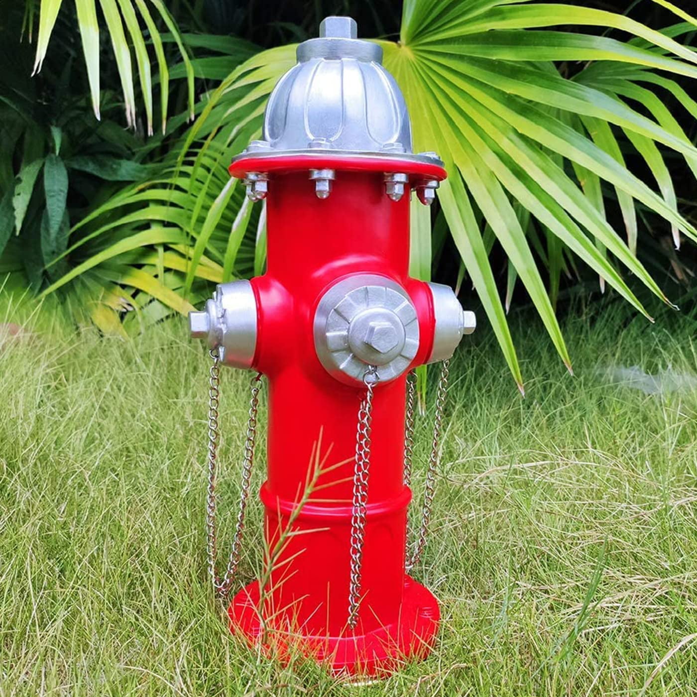 Chambtalie Dog Fire Hydrant IFF17 Pee Post Statue with 4 Stakes, Fake ...