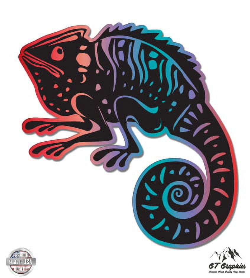 Chameleon - 12" Vinyl Sticker Waterproof Decal - Walmart.com