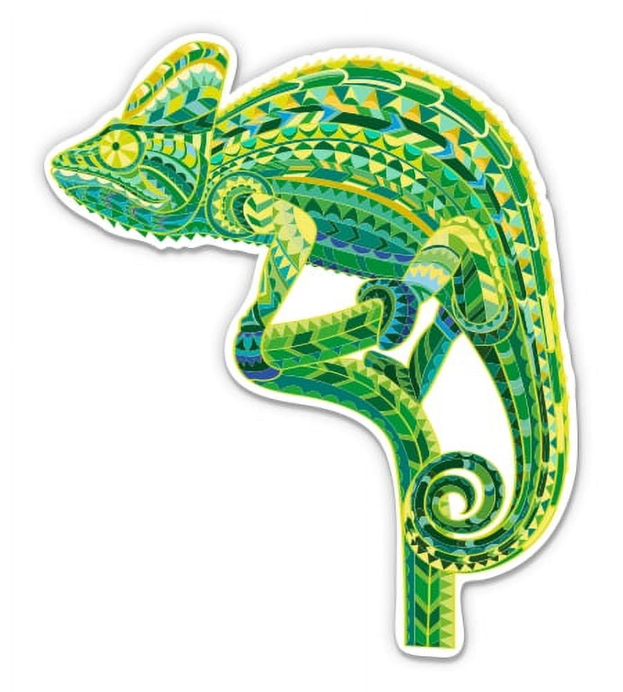 Chameleon - 5" Vinyl Sticker - For Car Laptop I-Pad - Waterproof Decal ...