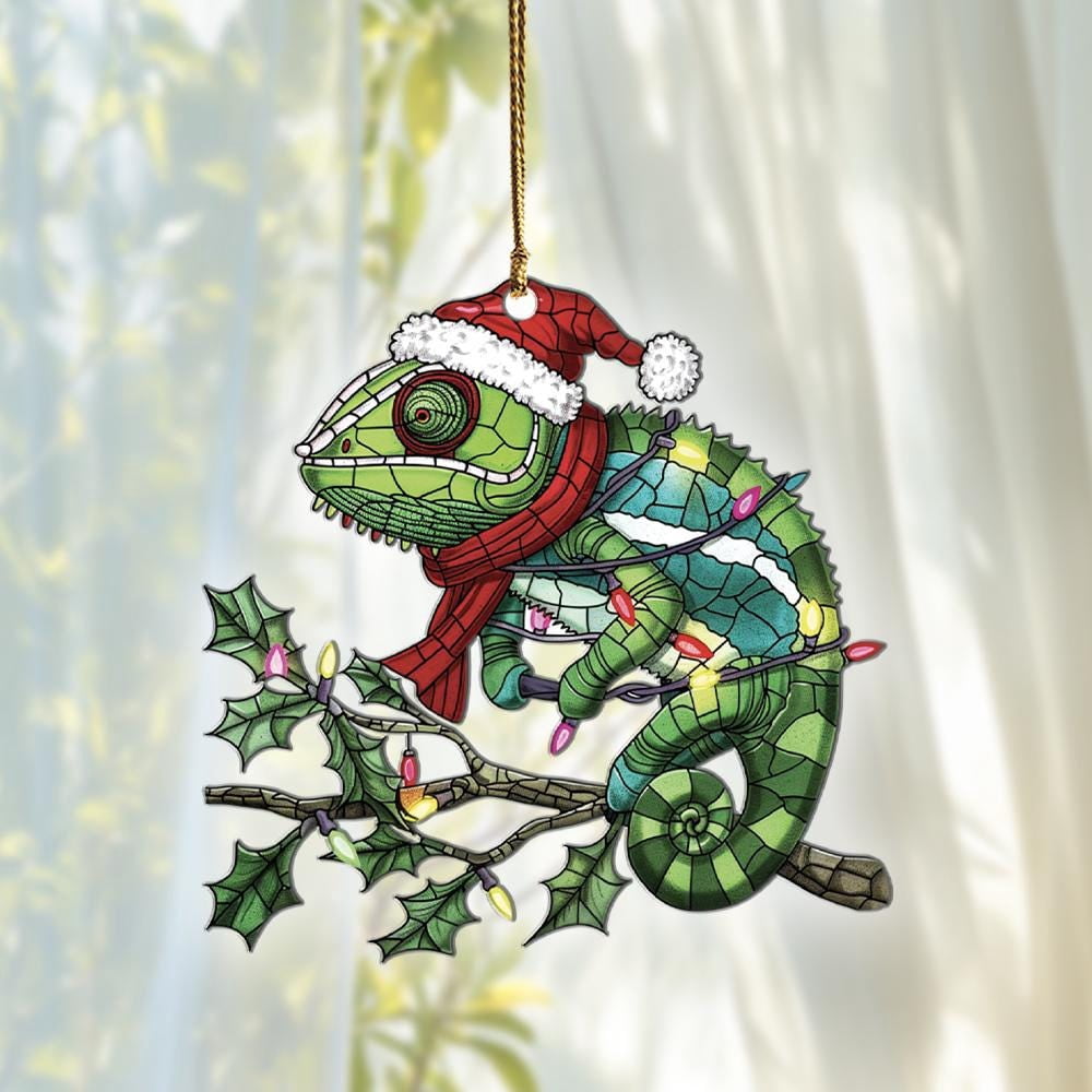Chameleon Acrylic Suncatcher Window Hanging, Chameleon Ornaments ...
