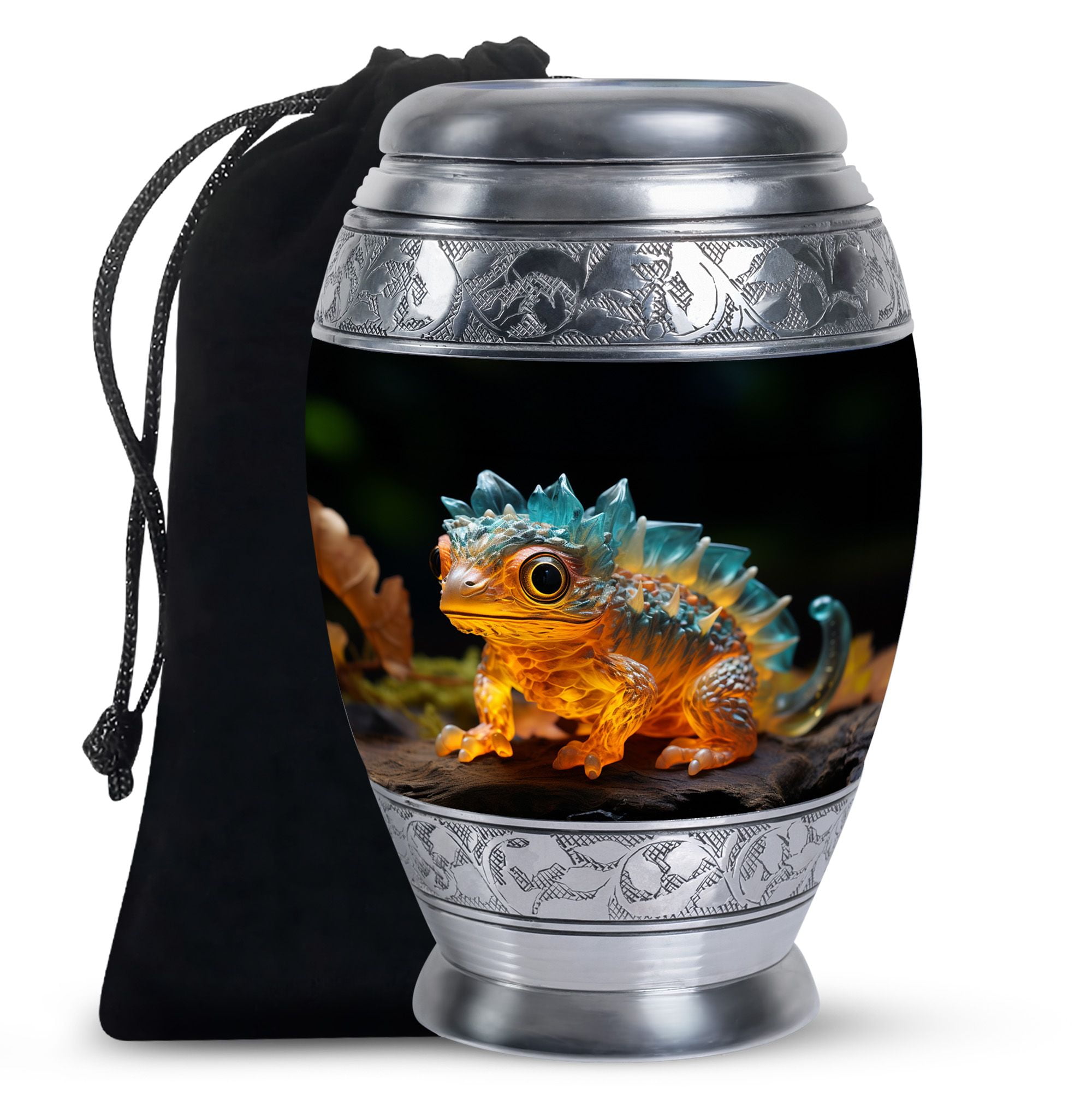 Chameleon Autumn Ember Gecko - Adult Cremation Urns - Grand Large Urn ...