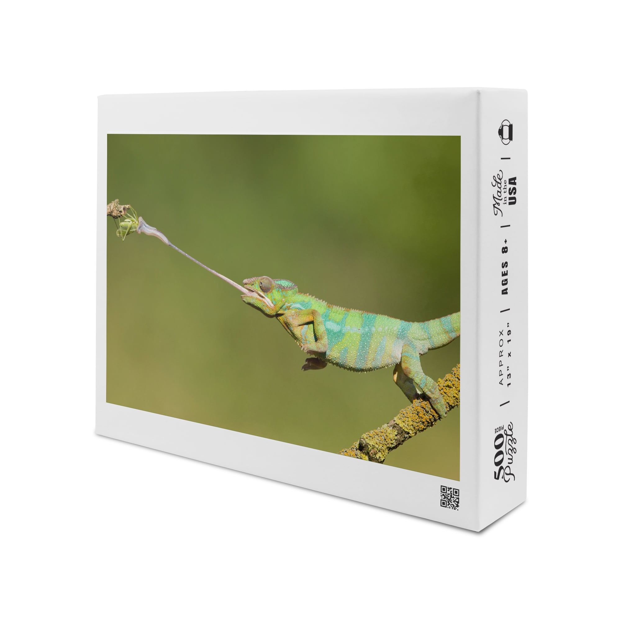 Chameleon Catching Grasshopper (19x27 inches, Premium 500 Piece Jigsaw ...
