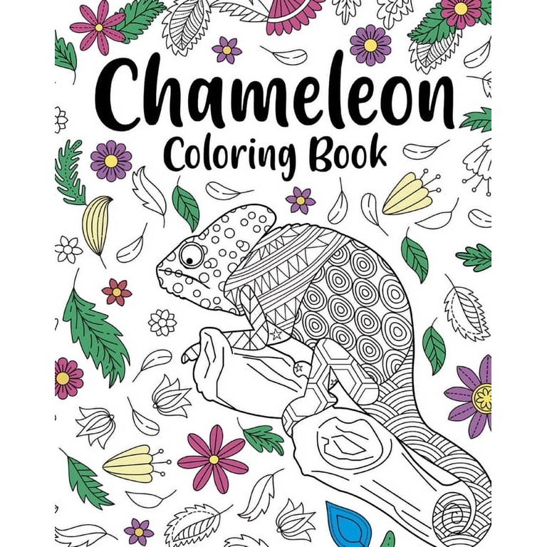 coloring pages on chameleons