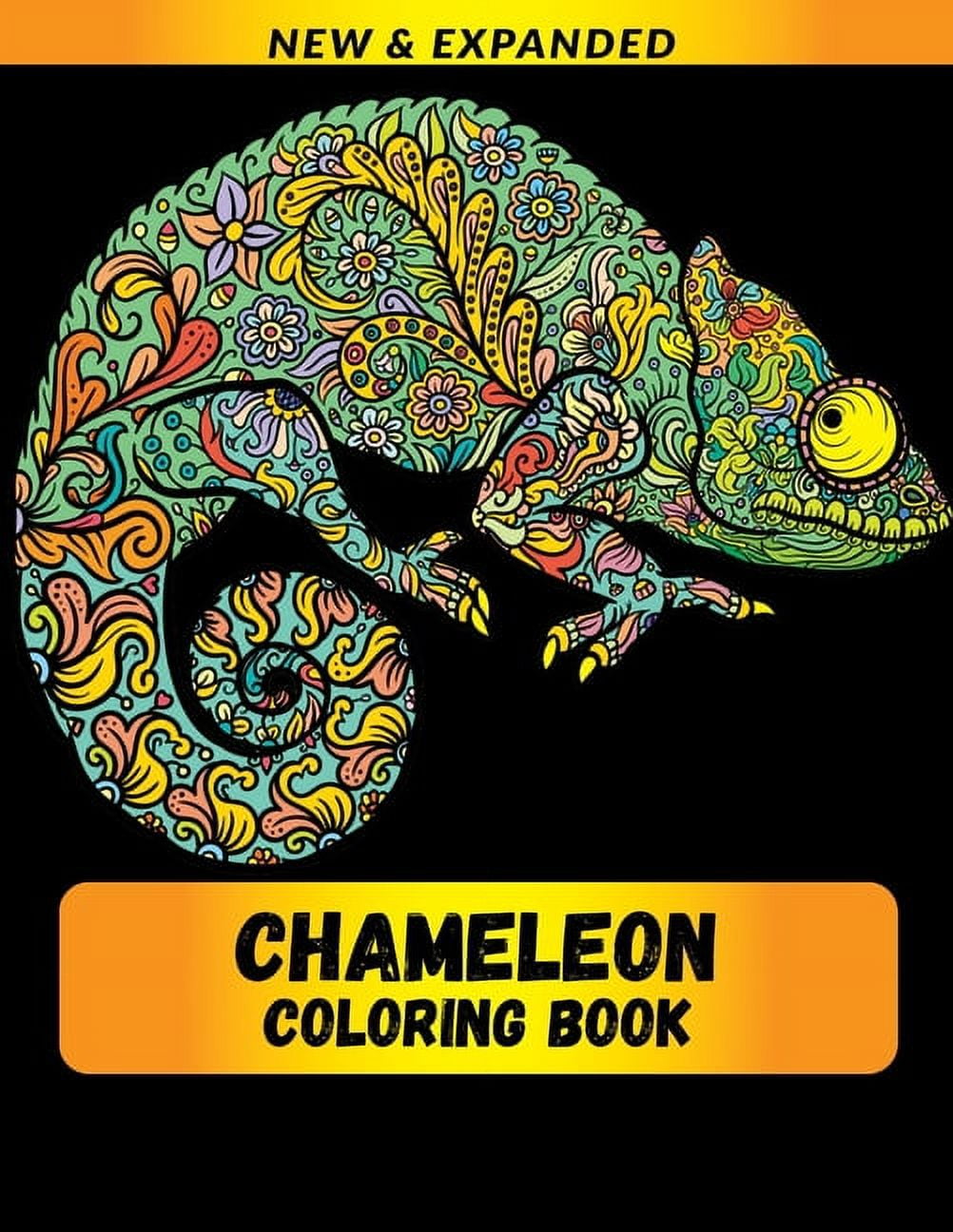 Chameleon Coloring Book (NEW & EXPANDED): Wonderful Chameleon Coloring ...