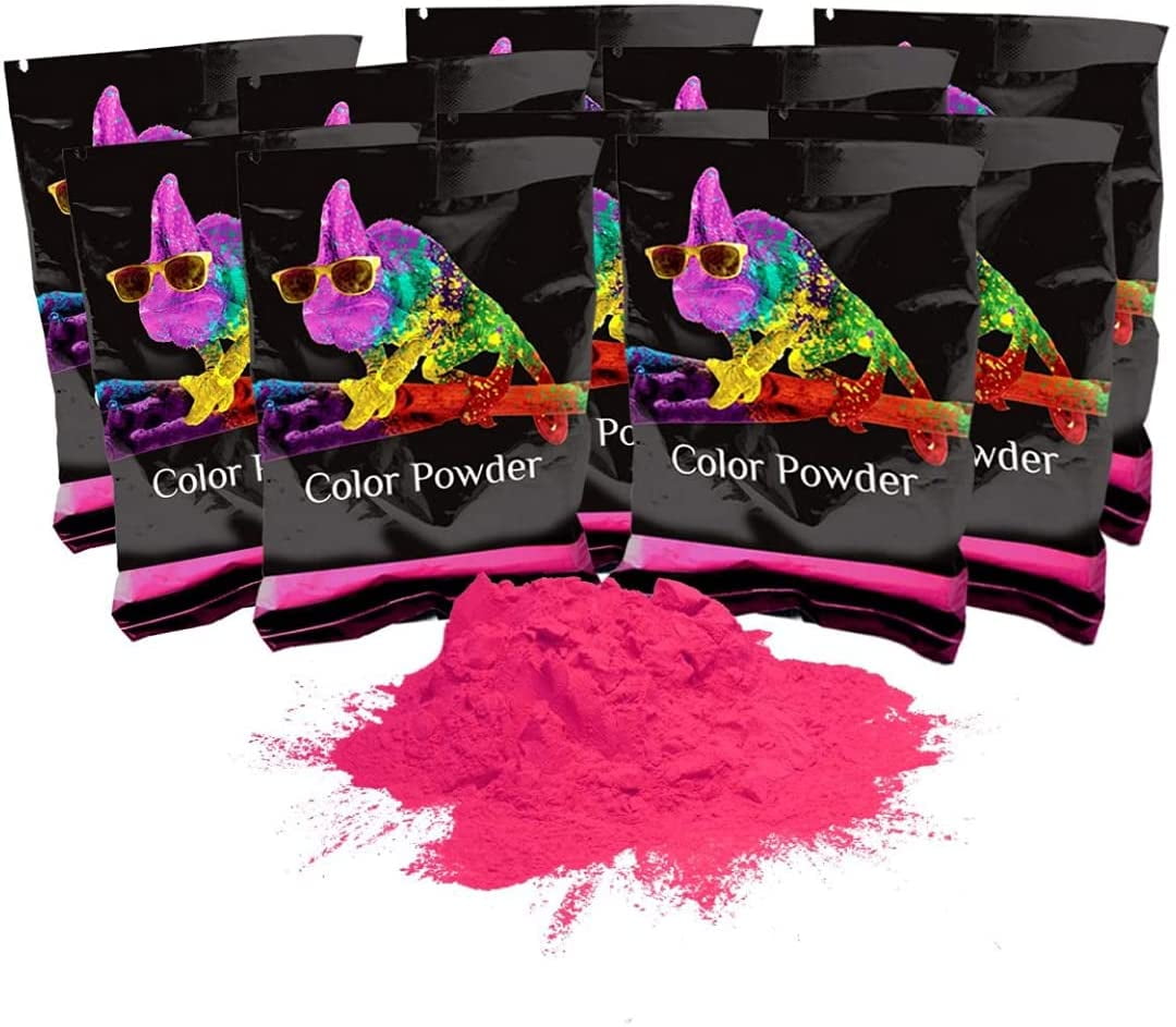 Chameleon Colors Pink Gender Reveal Powder - Individual Bags of Pink ...