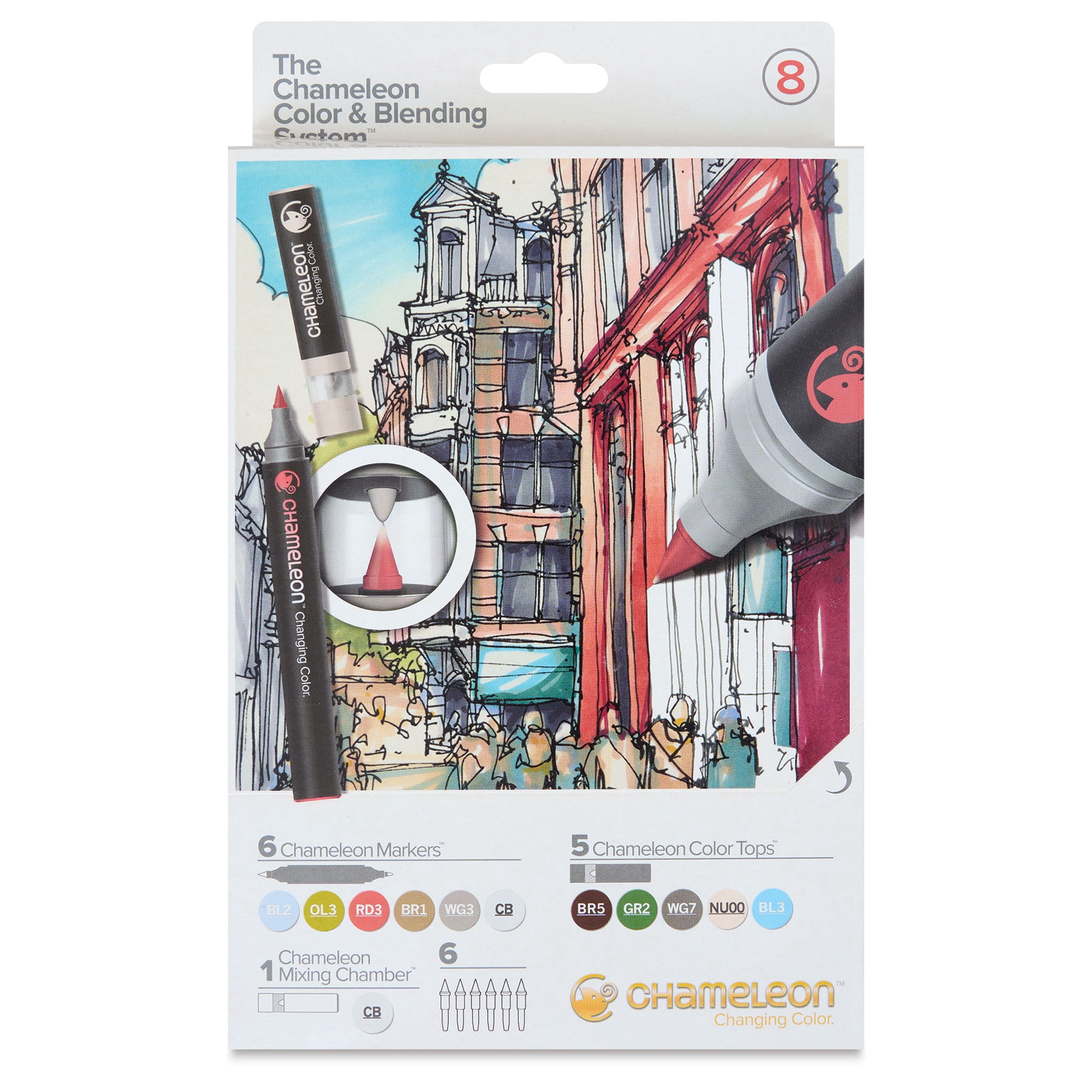 Chameleon Colour Blending System Pens Set - Set 8 - Walmart.com