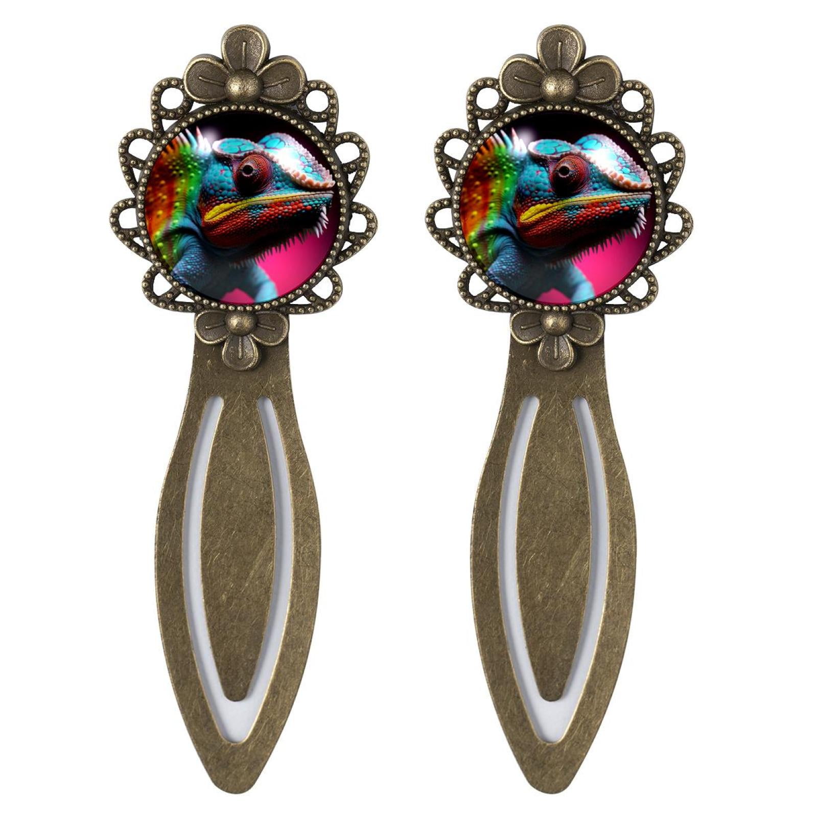 Chameleon Copper-Colored Lace Book Markers - Set of 2 Stainless Steel ...