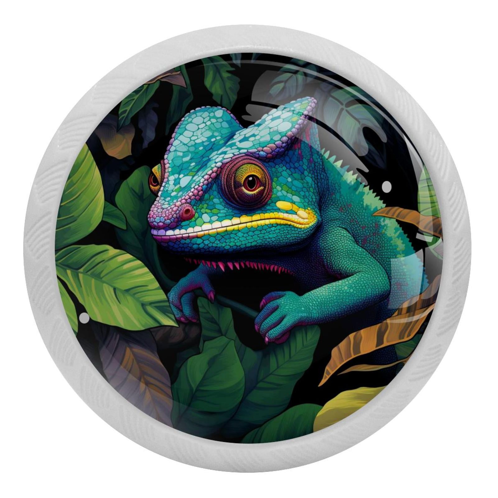 Chameleon Fluorescent Glow-in-the-Dark Cabinet Door Knobs - Round 4 ...