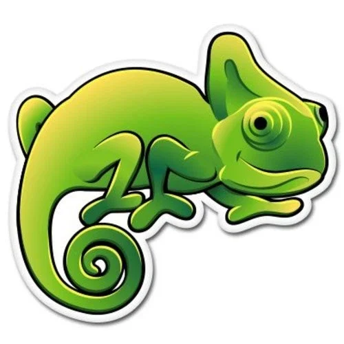 Chameleon Green Car Sticker Phone Decal Water Bottle Stickers Car ...