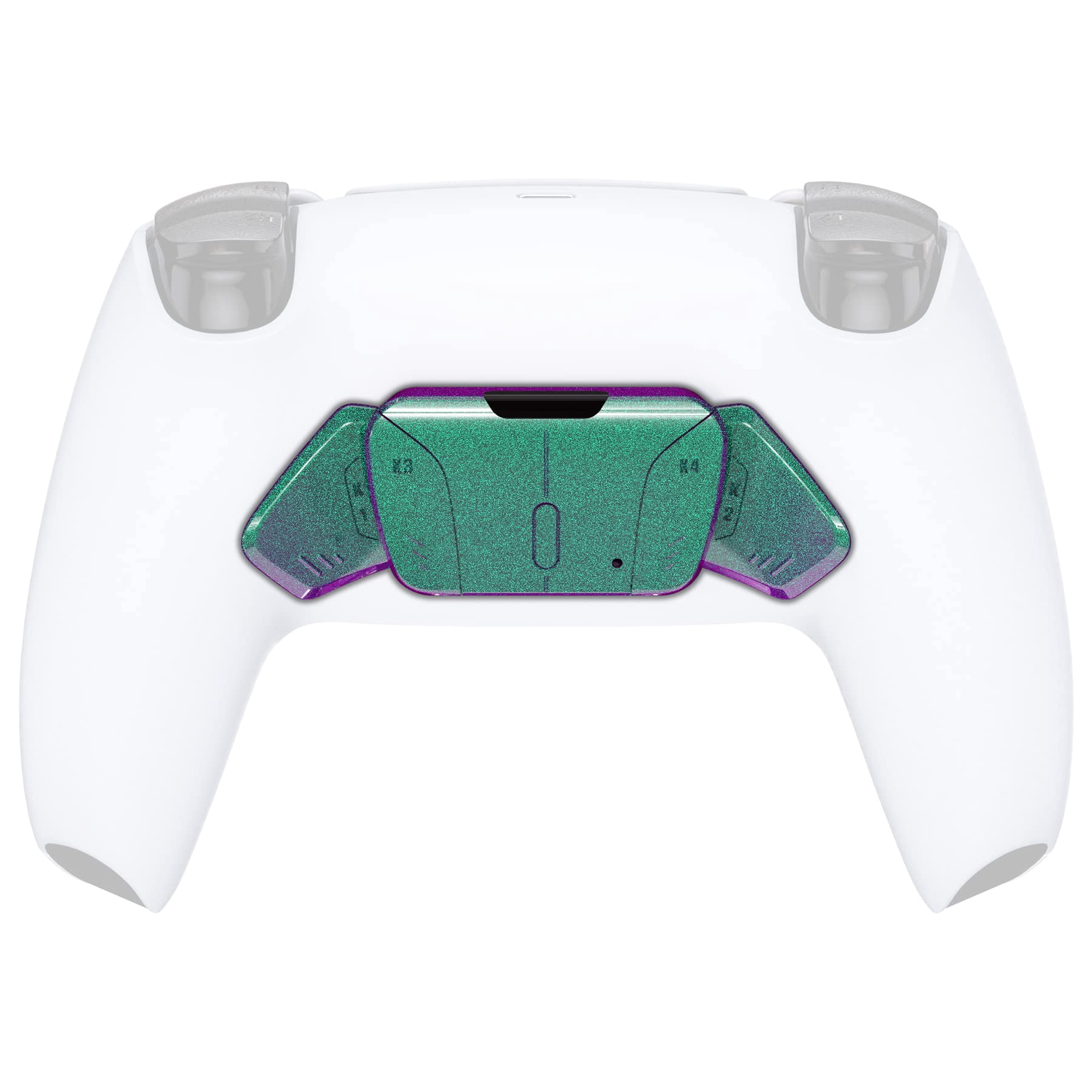 Chameleon Green Purple Kit Replacement Back Buttons Shell for PS5 ...