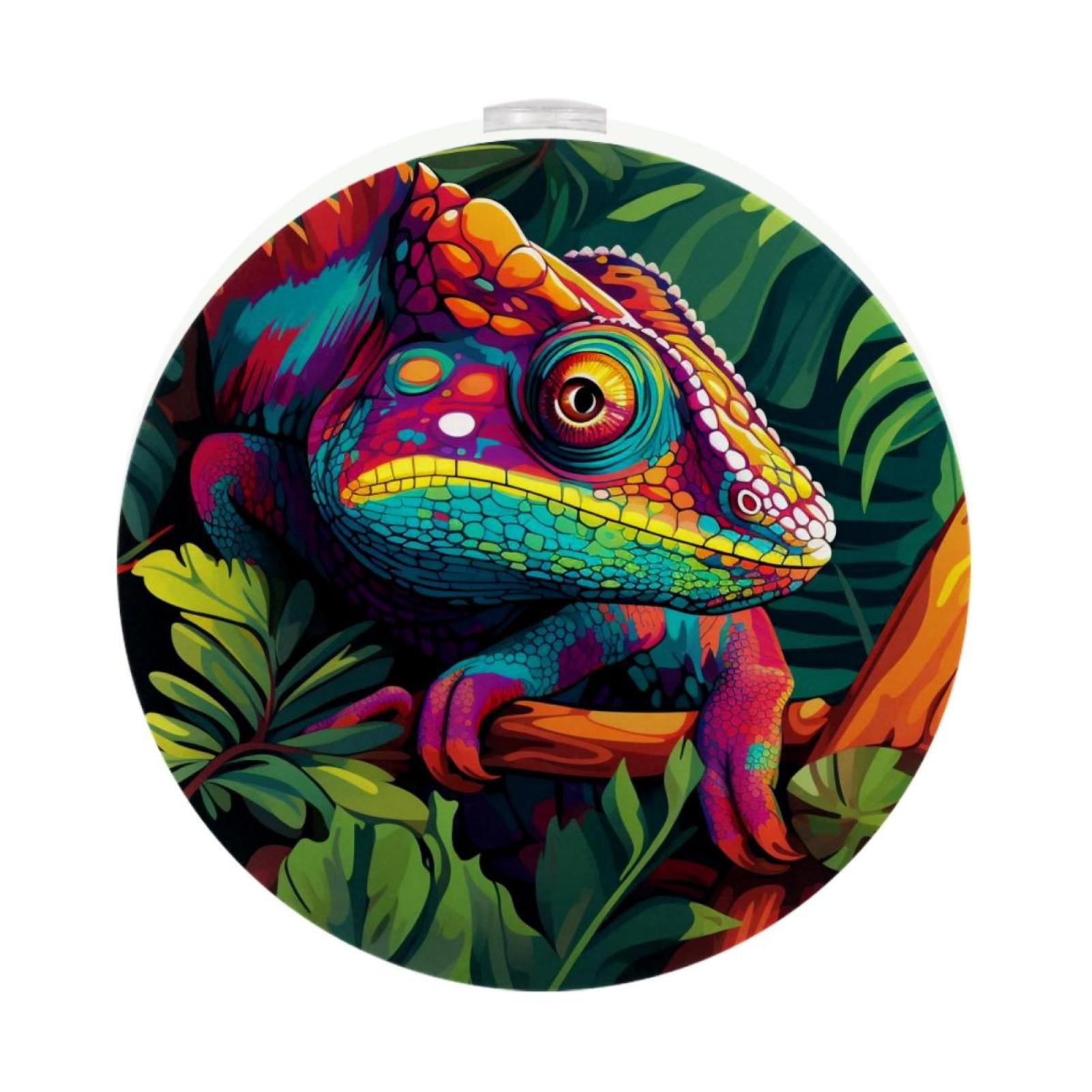 Chameleon LED Round Night Light-2PCS: Bright and Energy Efficient ...