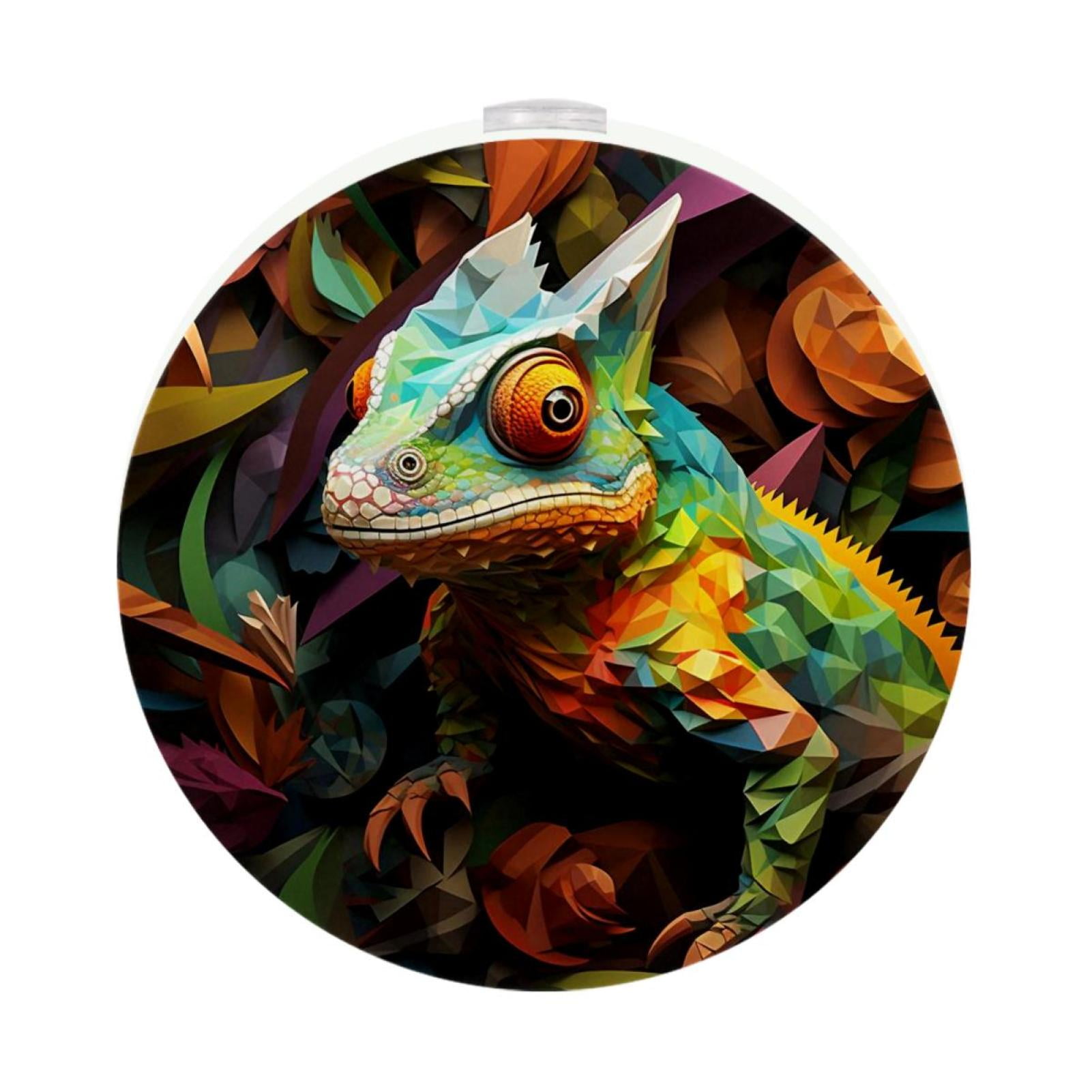 Chameleon LED Round Night Light-2PCS - Plug-in Smart Sensor Nightlights ...