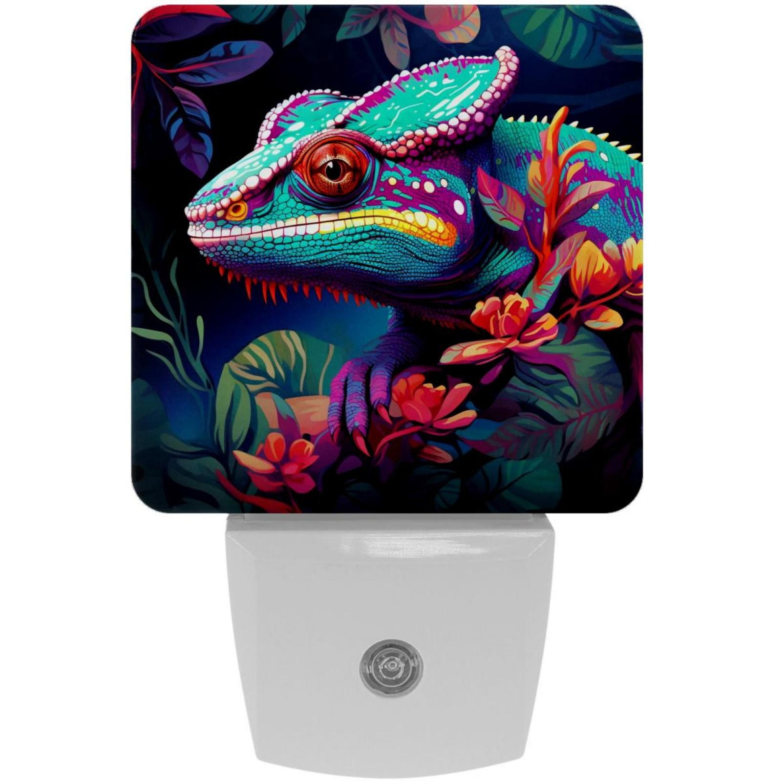 Chameleon LED Square Night Light - Small and Bright Square-shaped LED ...