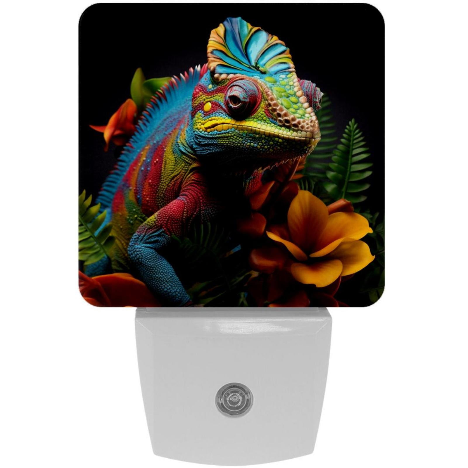 Chameleon LED Square Night Lights - Energy Efficient Plug-in Wall Lamp ...