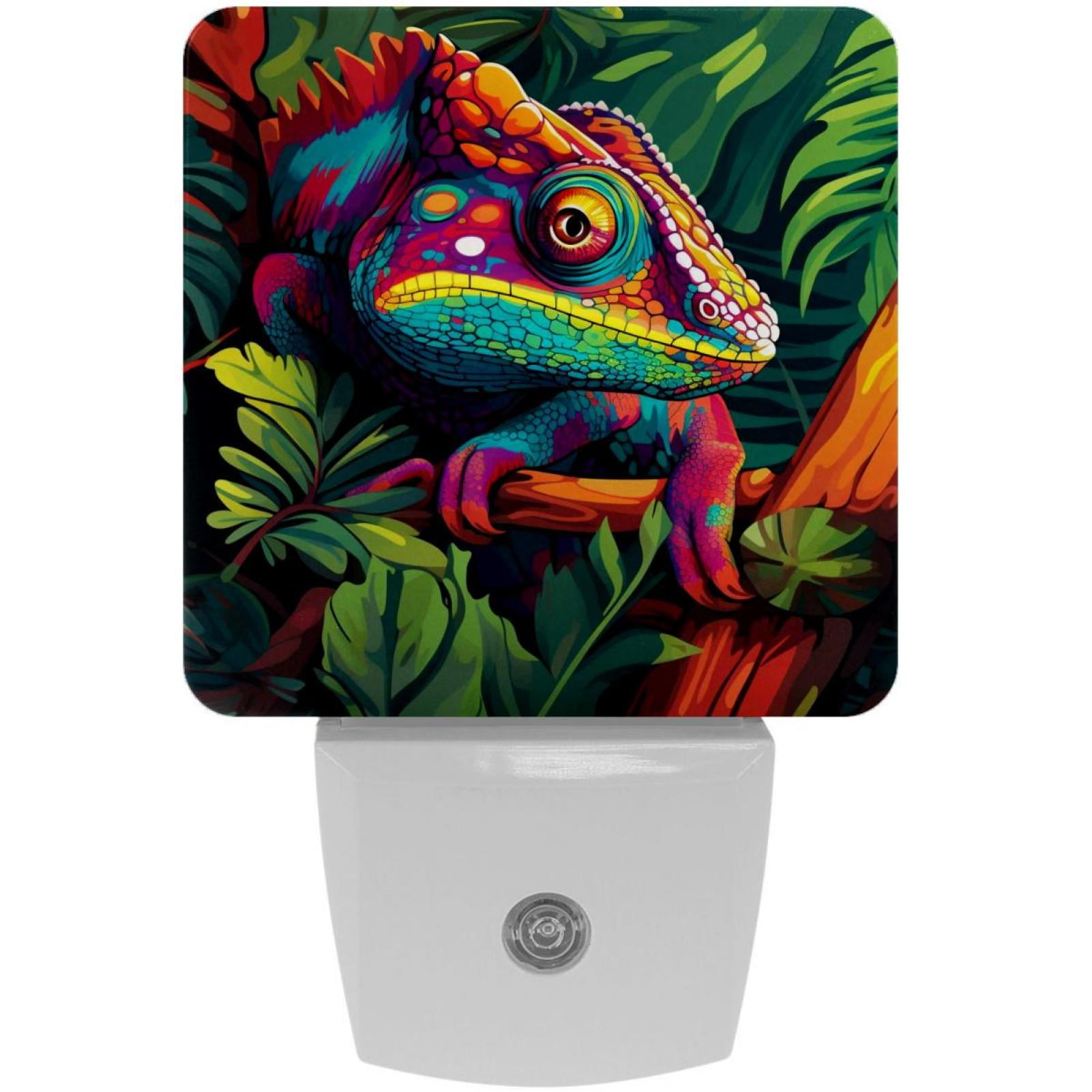 Chameleon LED Square Night Lights - Energy Efficient Plug-in Wall Lamp ...