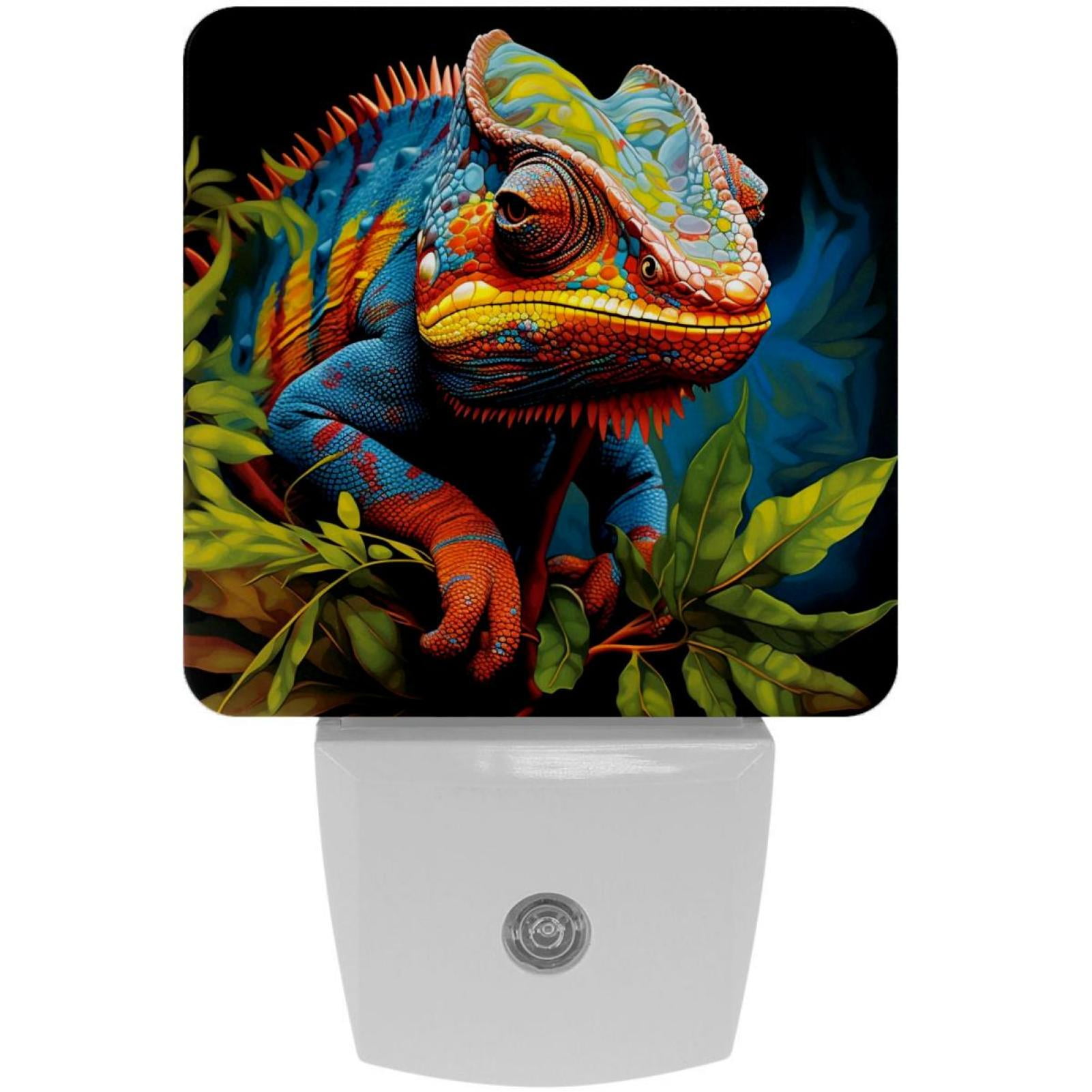 Chameleon LED Square Night Lights - Energy Efficient Plug-in Wall Lamp ...