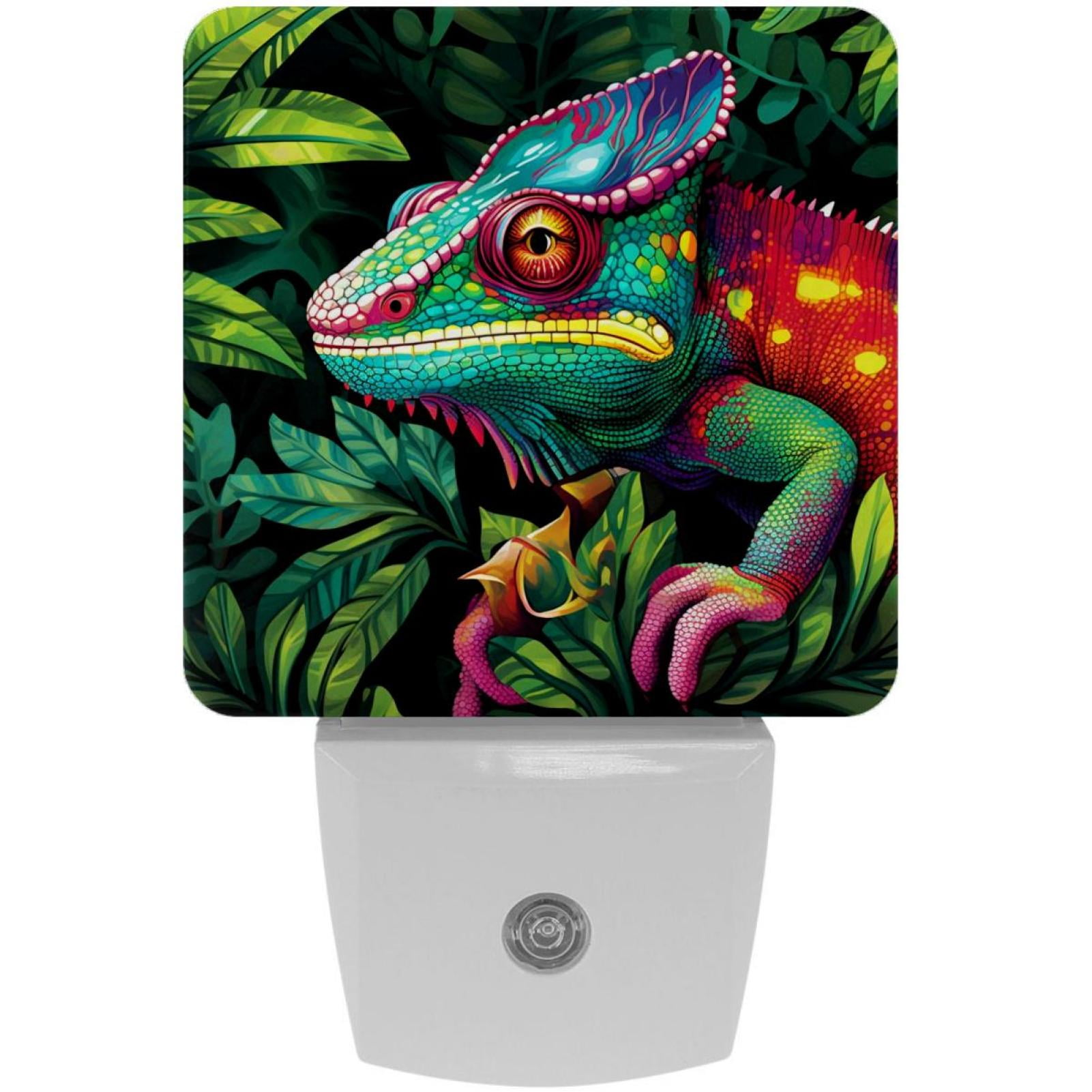 Chameleon LED Square Night Lights - Modern Design, Soft Glow, Energy ...