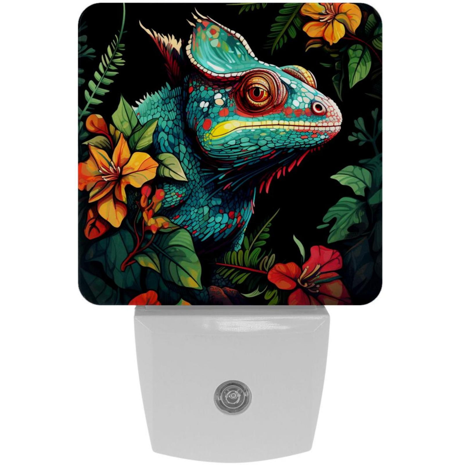 Chameleon LED Square Night Lights - Modern Design, Soft Glow, Energy ...