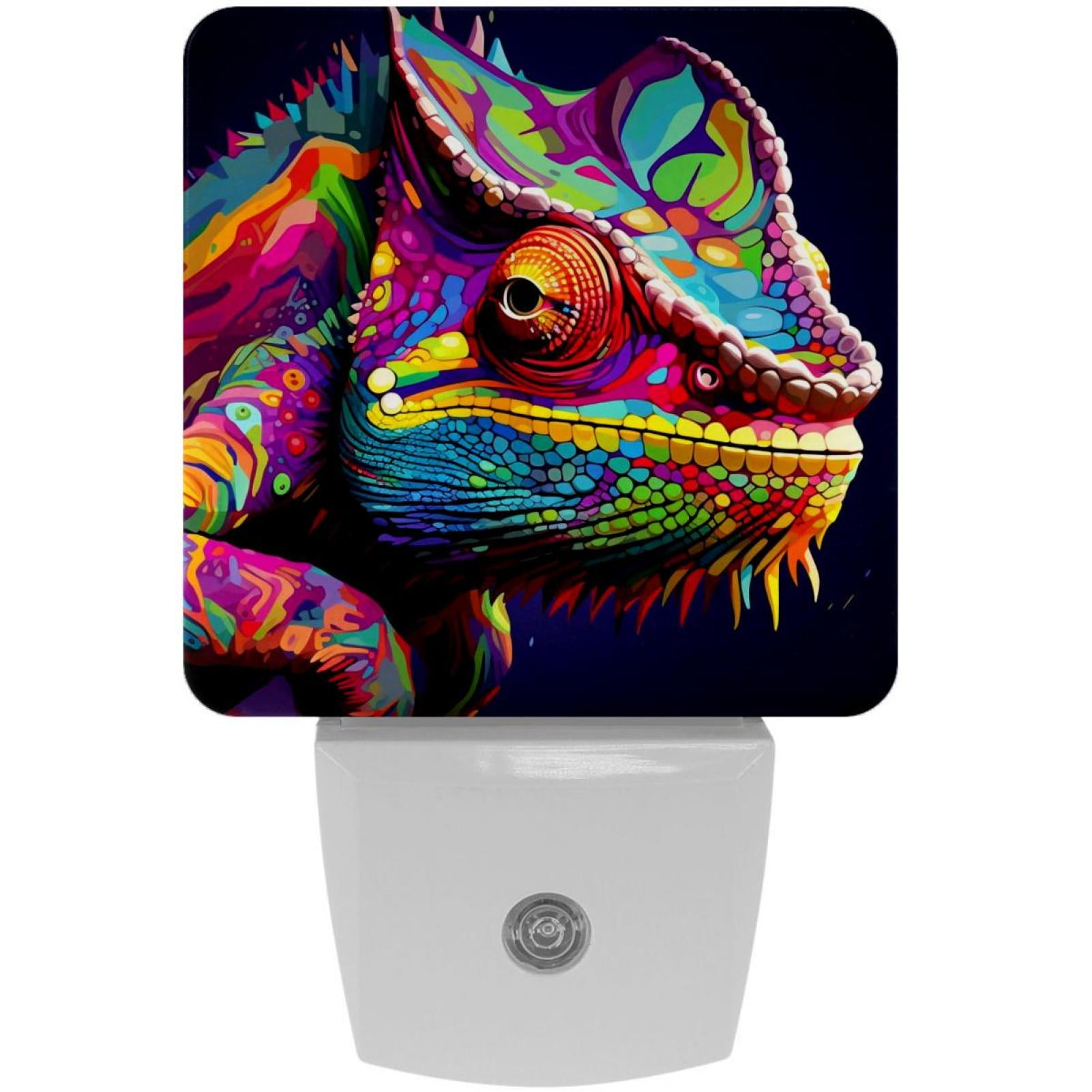 Chameleon LED Square Night Lights - Modern Design, Soft Glow, Energy ...