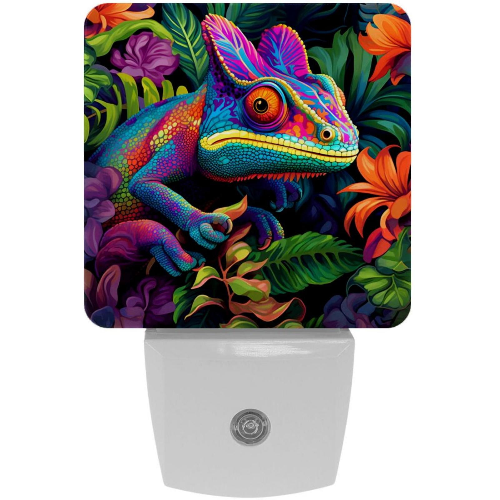 Chameleon LED Square Night Lights - Portable and Stylish for Bedroom ...