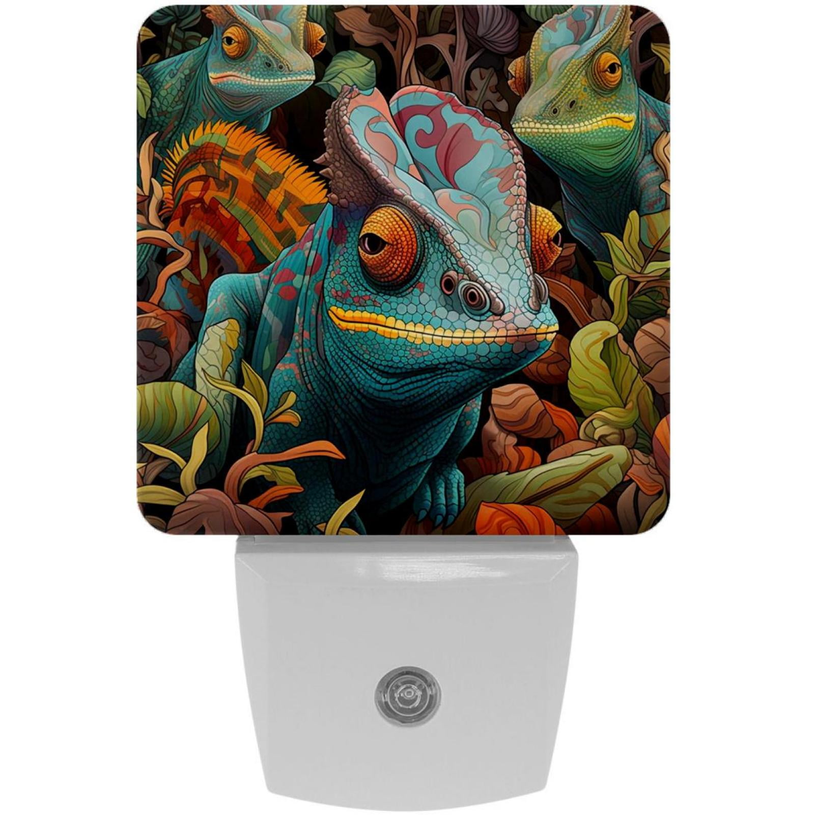 Chameleon LED Square Night Lights - Stylish and Energy-Efficient Room ...