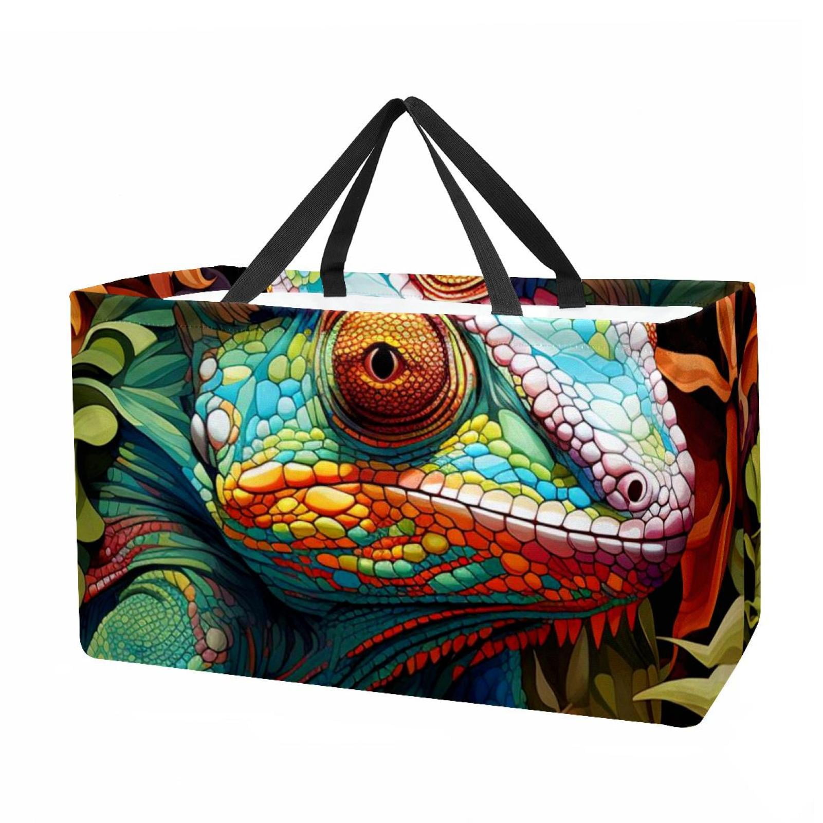 Chameleon Large Capacity Reusable Foldable Cube Organizer with Oxford ...