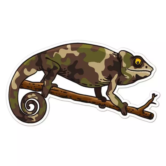 Chameleon Lizard Camo Sticker Indoor Outdoor Phone Decal Water Bottle ...