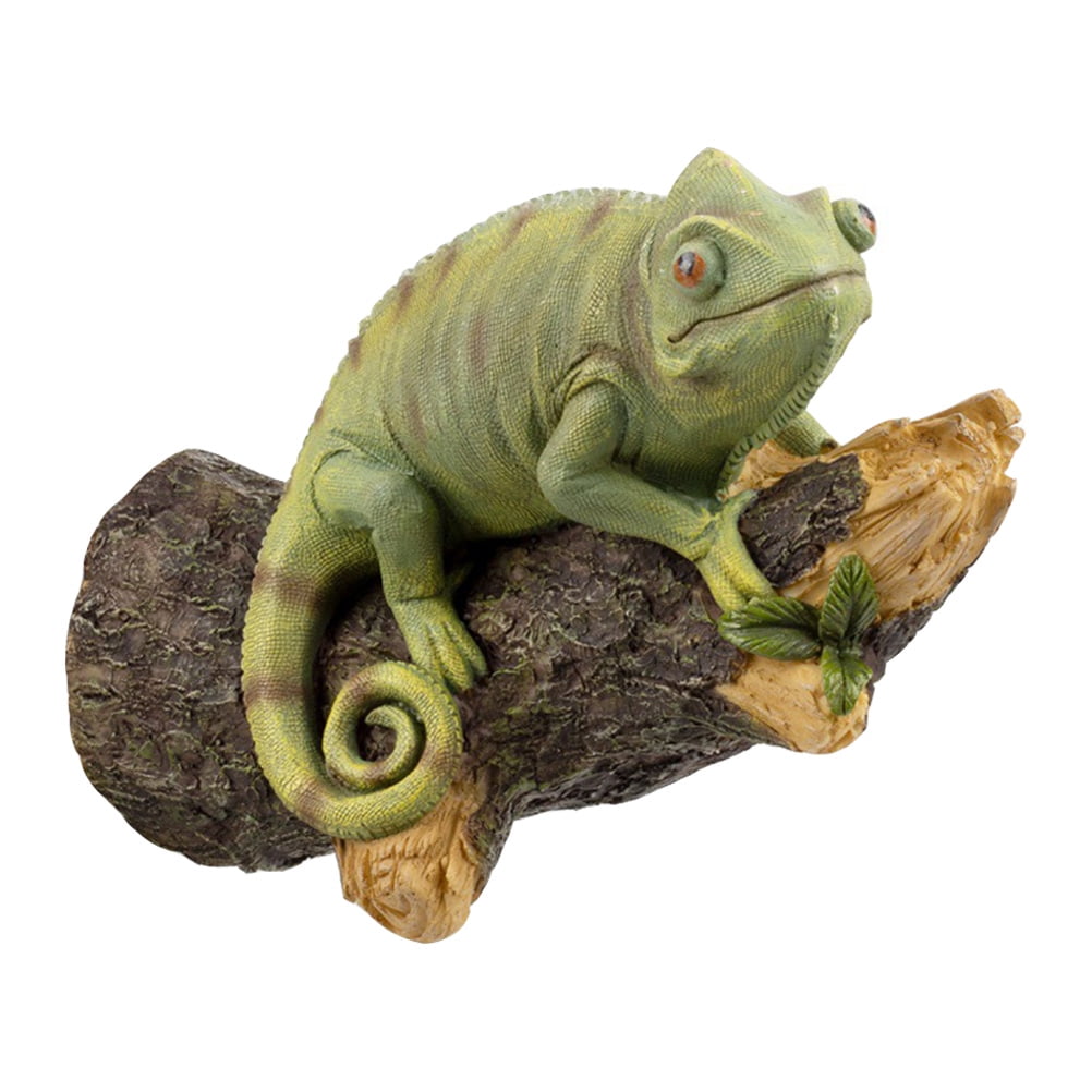 Chameleon Ornament Office Decor Outdoor Decor Realistic Lizard Gecko ...