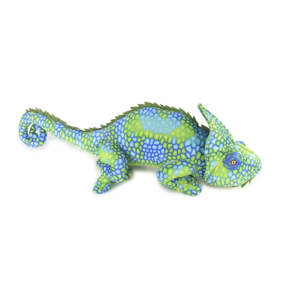 Chameleon Plush Animal, Soft, Stuffed Toy, Educational, Realistic ...