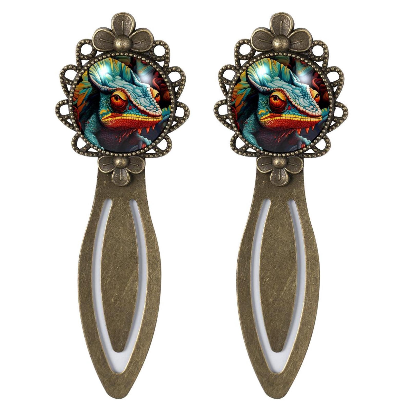 Chameleon Reading Accessories: Vintage Copper-Colored Lace Bookmarks ...