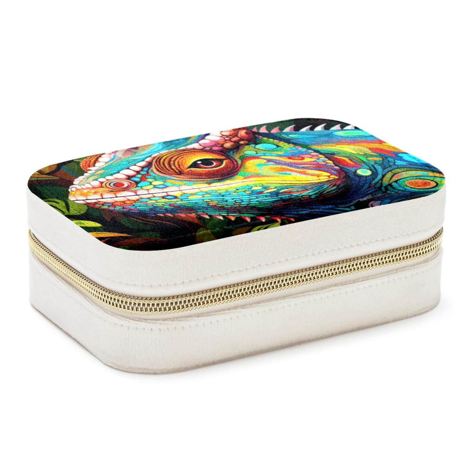 Chameleon Velvet Portable Jewelry Display Stand and Organizer with ...